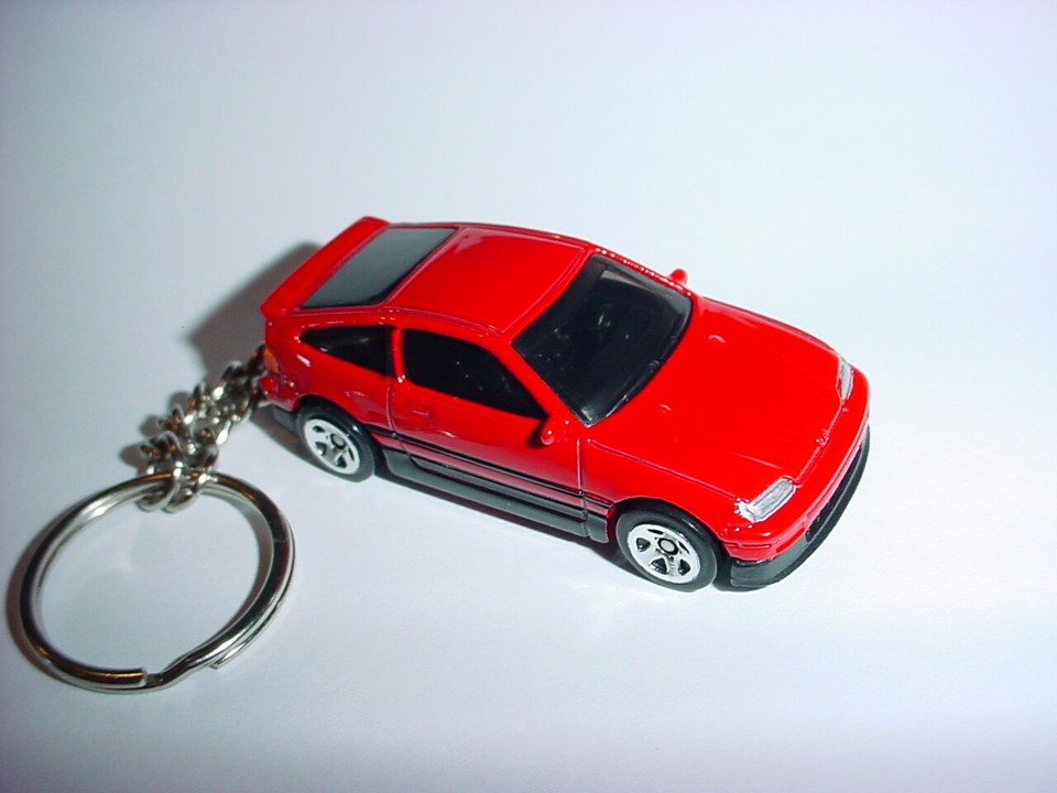 HOT 3D RED HONDA CIVIC CRX Si CUSTOM KEYCHAIN keyring key DOHC 16v hot ...