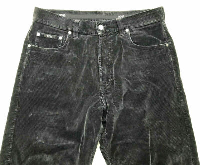 .HUGO BOSS Cords 'ALABAMA' Black 100% Cotton Size W34 L32 | eBay