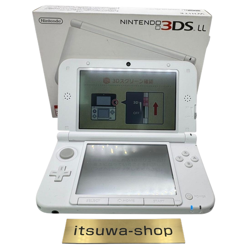 Nintendo 3DS LL White SPR-001 (JPN) Game Console w/ AR Card, Box | eBay