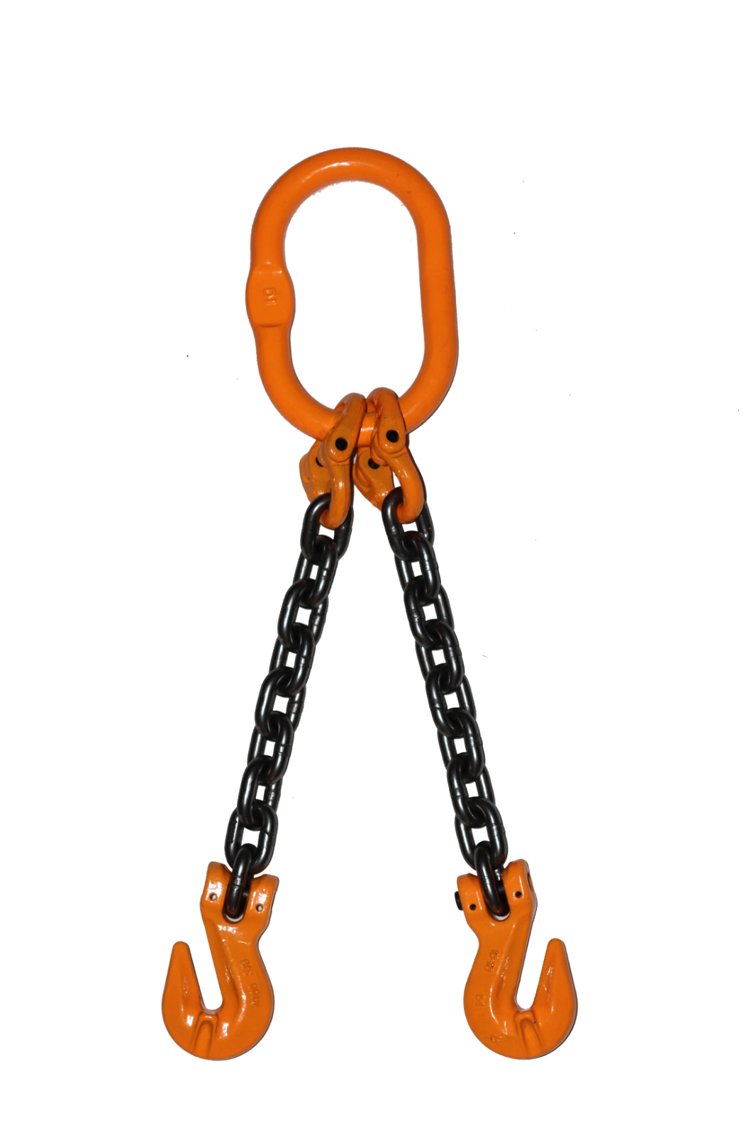 3/8" Spreader Lifting Chain 10 FT Grade 100 with Grab Hooks Industrial ...