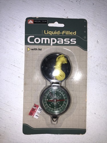 Ozark Trail Lensatic Compass Liquid Filled Easy to Read open box | eBay
