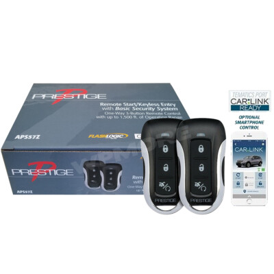 Prestige APS57Z Remote Start Keyless Entry 1-Way 1500-FT Range CAR LINK ...