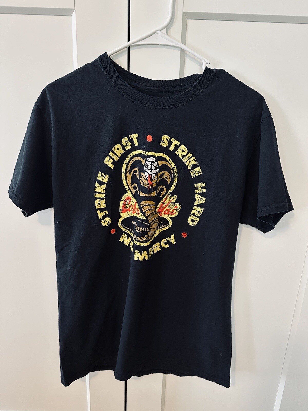 Cobra Kai Strike First Strike Hard No Mercy Sz MEDIUM… - Gem