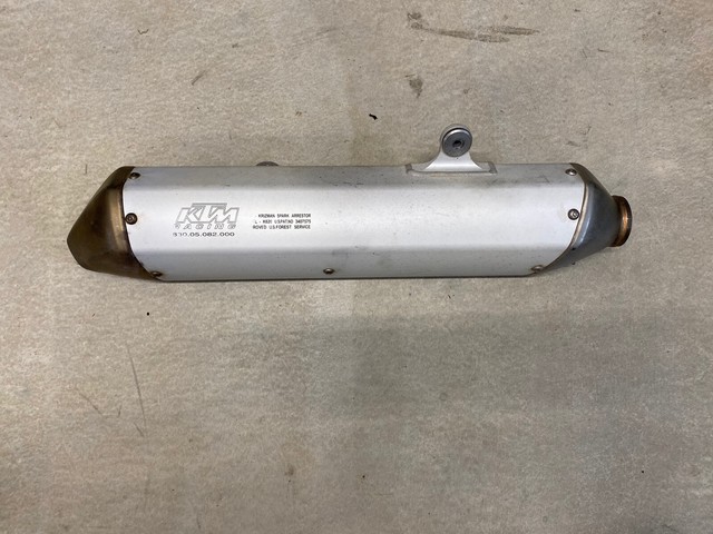 2001 KTM 520 Muffler Exhaust Silencer Slip on Pipe Spark Arrestor for ...