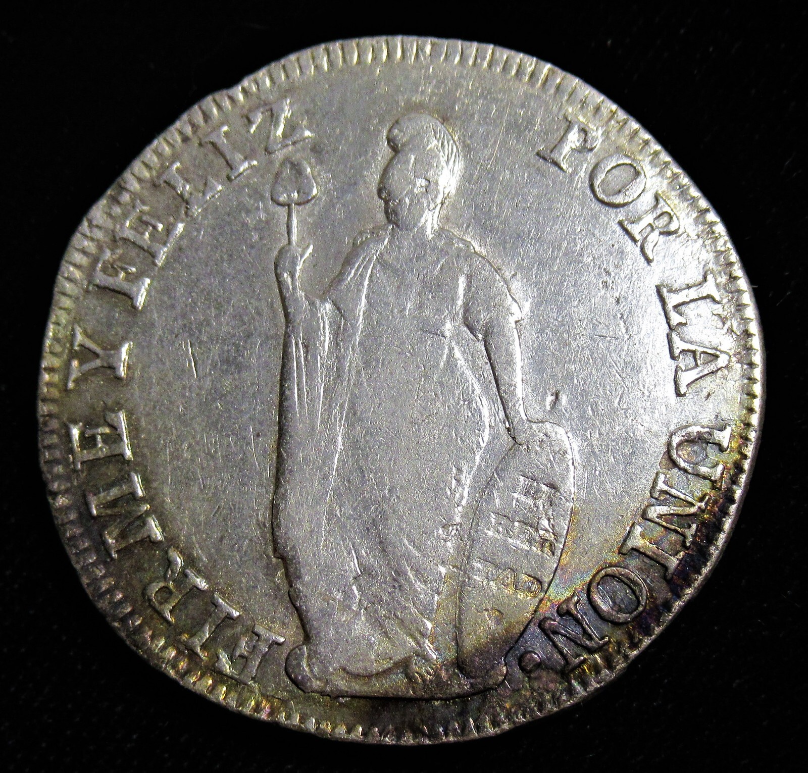 Peru: North Peru. Republic 8 Reales 1838 LIMA-MB. High Grade! | eBay