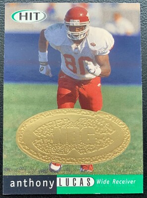 2000 SAGE HIT NRG FOOTBALL ANTHONY LUCAS #8 ARKANSAS RAZORBACKS EX | eBay