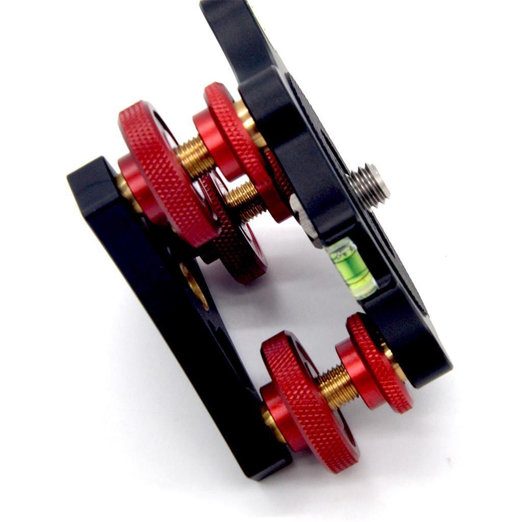 Leveler High Precision Leveling Base with 3/8'' Screw Regulator Tripod ...