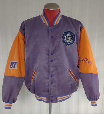 Buster J.L.C. Club Sport Chief Baseball 1957 Jacket Size XL Vintage | eBay
