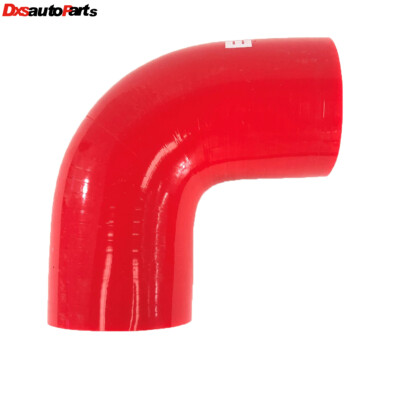 2" I.D. Red 90 Degree Silicone hose Coupler 4 layer polyester high Temp ...