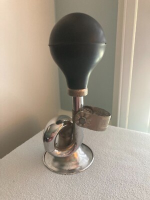Vintage Metal Bike Bicycle Horn Rubber Bulb LOUD HONK w/bracket ...