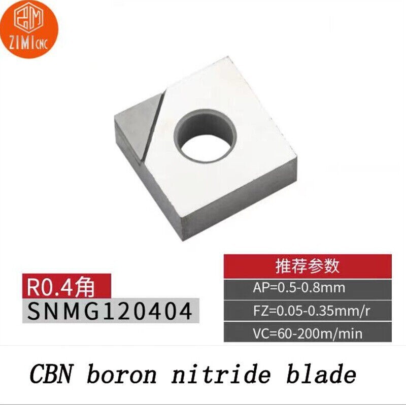 2PC SNMG120404 CBN Milling Hardened steel carbide Insert made of boron ...