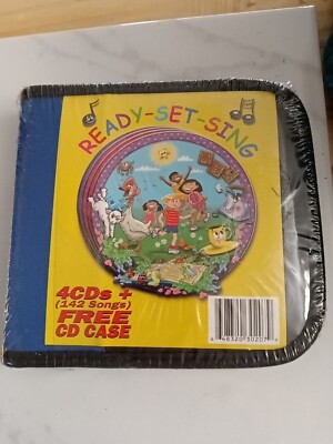 Ready-Set-Sing, Child Learning Readiness Songs, 4 CDs & Case, 142 Songs ...