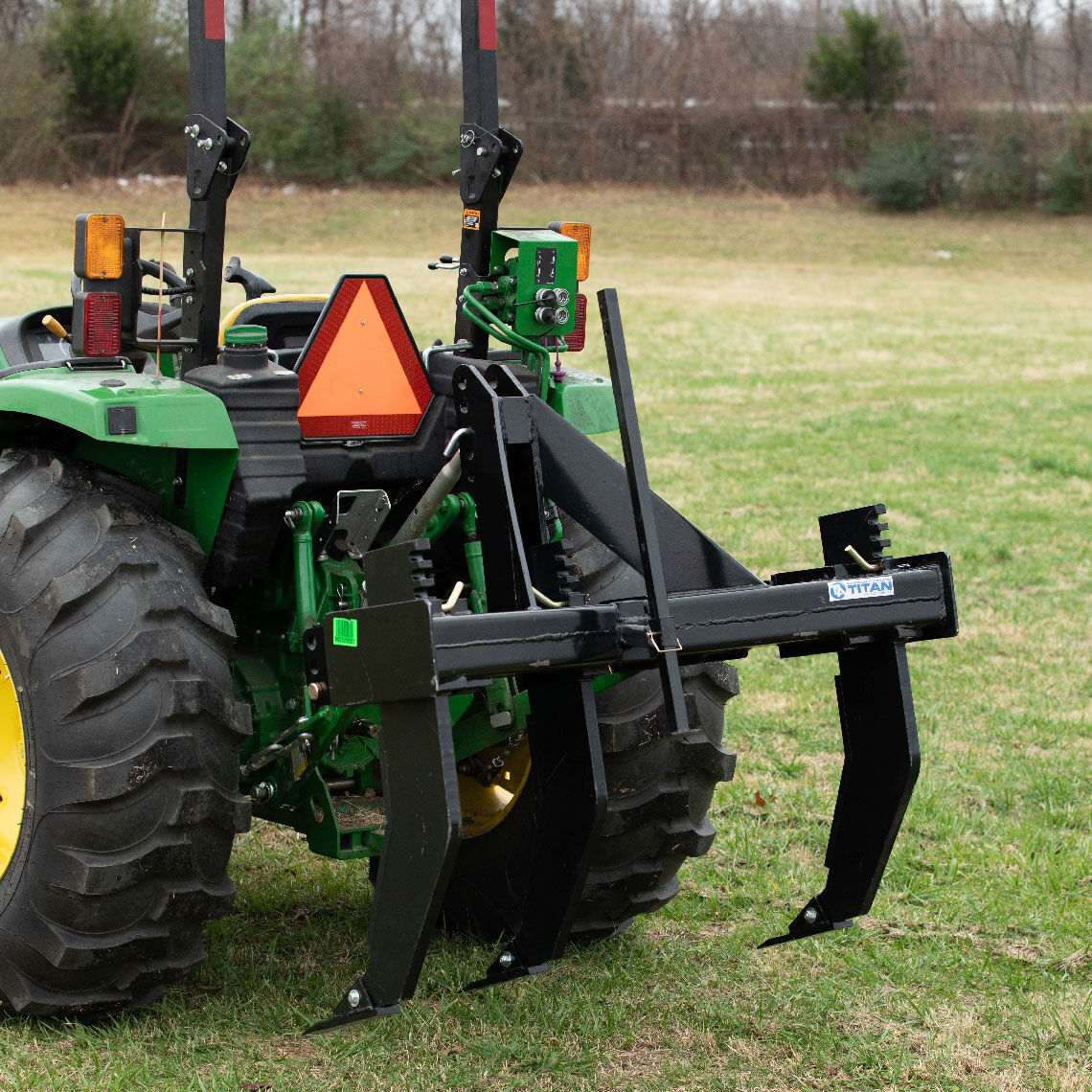 Titan Attachments 3 Shank Subsoiler Ground Ripper Fits Category 1 and 2 ...
