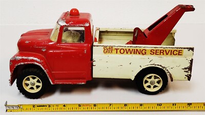 M-892 VINTAGE ERTL INTERNATIONAL RED LOAD STAR TOW TRUCK WRECKER! | eBay