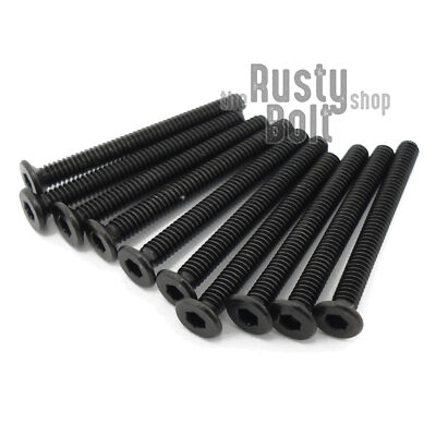 M2 x 20mm, Socket Flat Head Screws, 10.9 Steel, Black Oxide | eBay