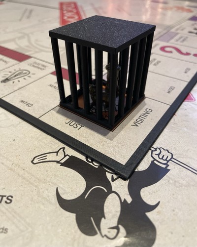 MONOPOLY Board Game Jail Cell Accessory | eBay UK