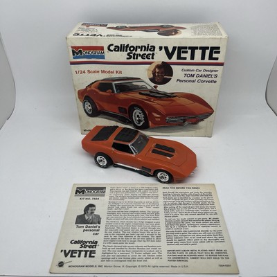 Monogram Tom Daniel's California Street Vette Corvette 1/24 Model Kit ...
