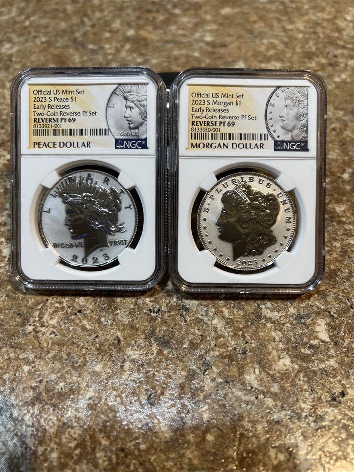 2023 S Morgan Peace Reverse Proof Silver Dollar NGC PF 69 Early ...