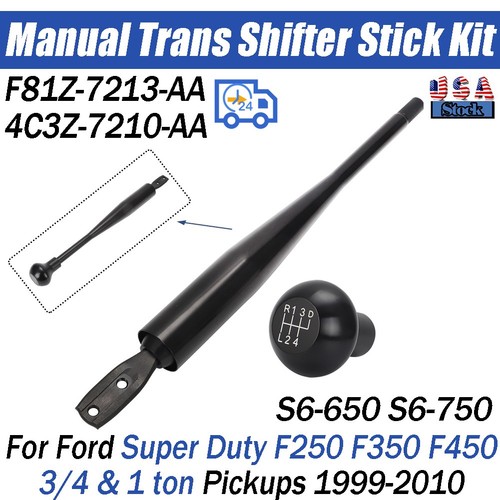 Aluminum Shifter Stick For Ford ZF 6Speed Super Duty F250 F350 F450 S6 ...