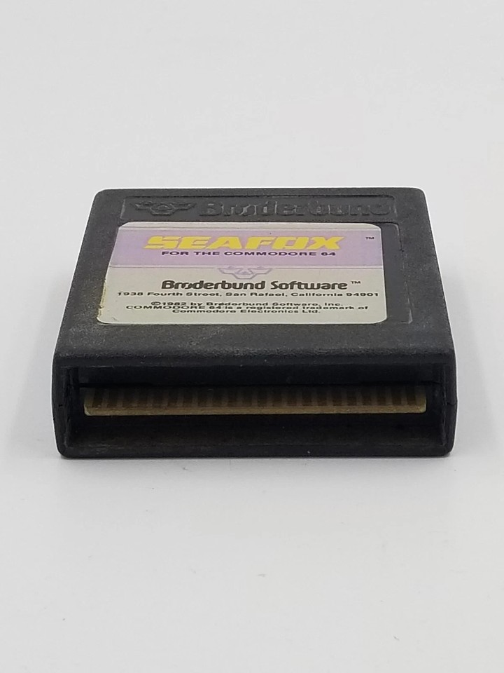 Commodore 64 C64 8-bit Computer SeaFox cartridge Sea Fox Broderbund | eBay