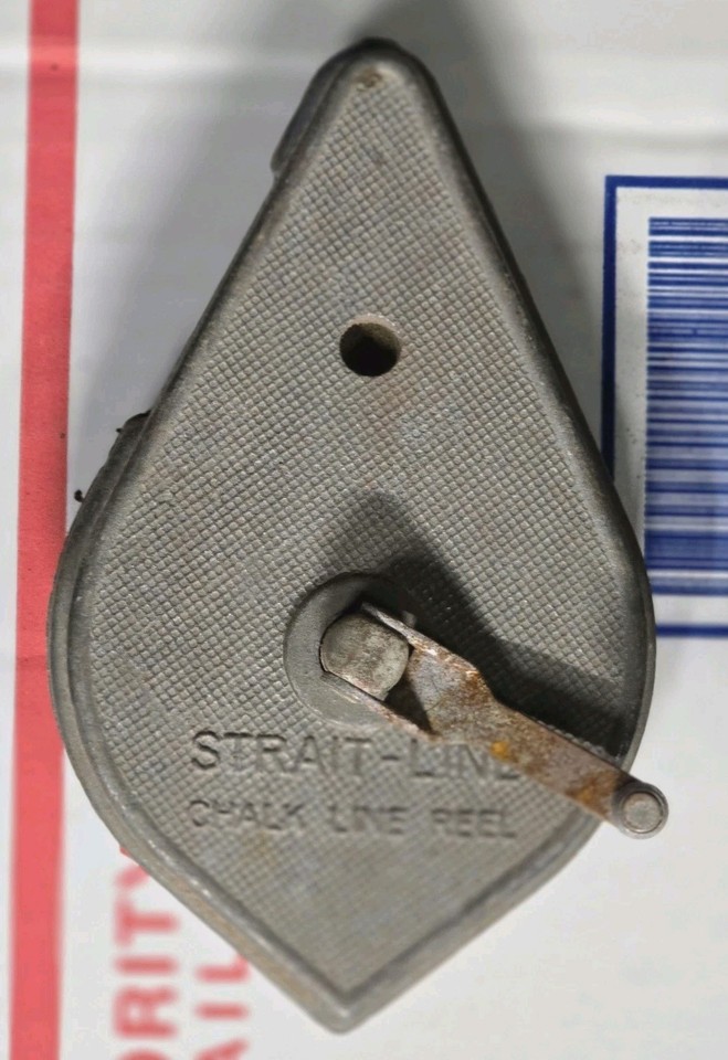 Lot Deal (6) Irwin Straight Line Chalk Line Reel Plumb Bob Metal Tool ...