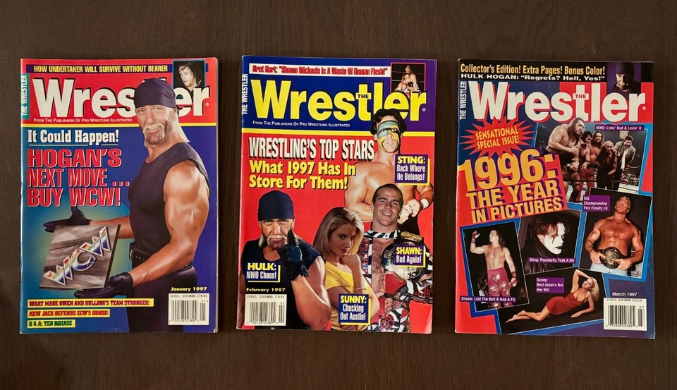 LOT: The Wrestler FULL SET OF 1997 Issues: Jan 1997-Dec 1997 – VG | eBay