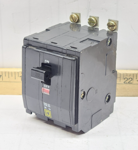 New Square D 20 Amp Bolt-On Circuit Breaker 240 VAC 3 Pole QOB320 | eBay