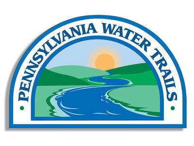5" pennsylvania water trails travel recreation bumper car sticker decal ...