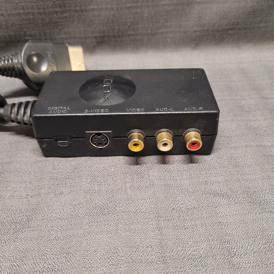 Microsoft Xbox Advanced AV Pack OEM Official Adapter X08-25261 | eBay