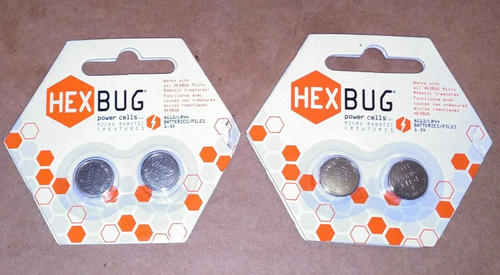Hexbug Power Cells Batteries AG13/LR44 Qty 4 Pack 411-1233 New Sealed ...