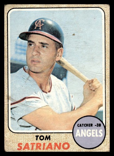 1968 Topps Tom Satriano #238 California Angels Baseball Card | eBay