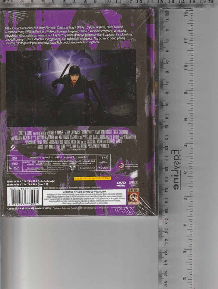 Ultraviolet Milla Jovovich DVD in Polish | eBay