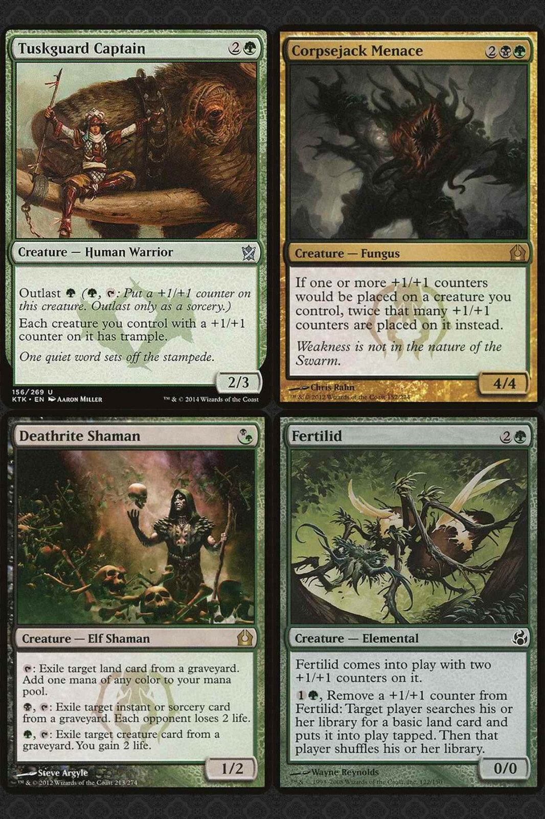 Skullbriar, the Walking Grave Commander EDH Deck Proliferate MTG Ready ...