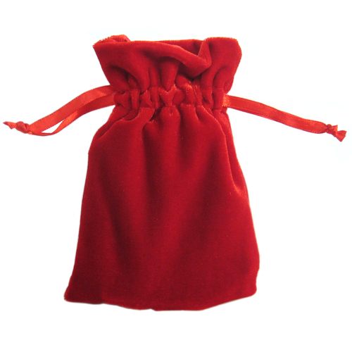 NEW Small Velvet Bag (Red) 4x6 Inches Drawstring Pouch | eBay