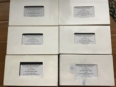 Lot 6 Volumes Video Pool Lessons (VHS) Don Feeney, Tight Pockets | eBay