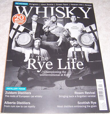 Whiskey Magazine August 2023 The Rye Life Kyro Zuidam Distillers | eBay