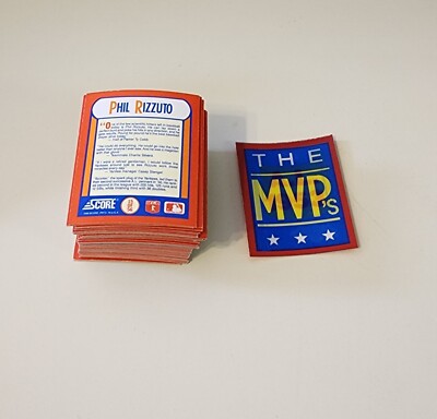 1990 magic score cards complete set including Mickey Mantle & Jackie ...