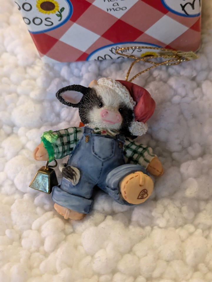 Lot Of VTG Mary's Moo Moos Cows Enesco Boxes Included Bells | eBay