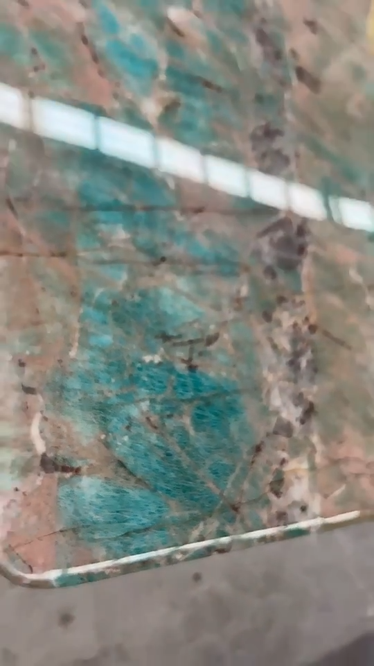 Granite Slab For Kitchen Counter top, Amazonite Stone Countertop Island ...