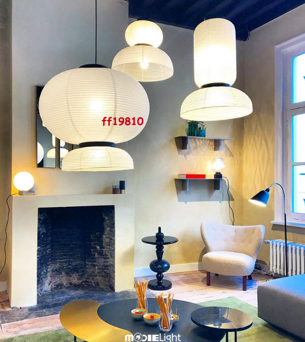 Retro Lantern Pendant lamp Paper Handcraft Light Shade Japanese-style A ...