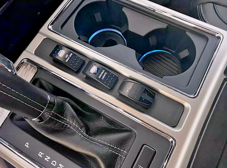 Ford F-150 Center Console Switch Panel | 2015–2020 | 3 Rocker Slot ...