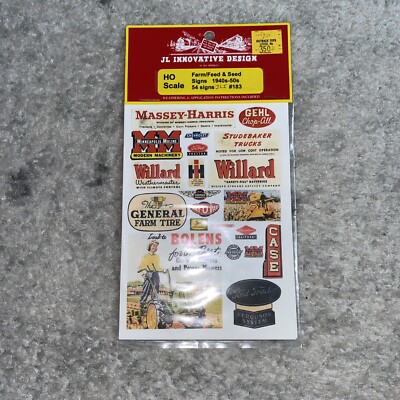 JL Innovative Design HO Scale Farm/Feed & Seed Decals NEW | eBay