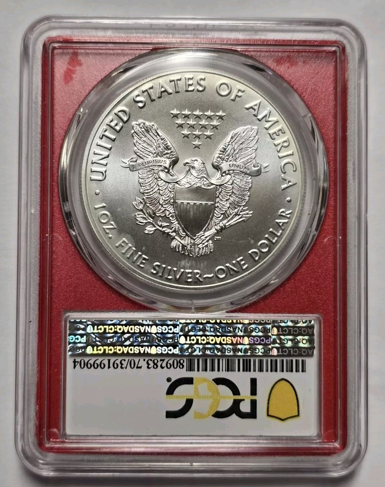 2020 American Silver Eagle Trump Label PCGS MS70 | eBay