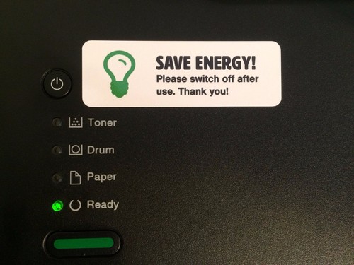20 x Save Energy Stickers - Turn off Light or Appliances - Small - 6.6 ...
