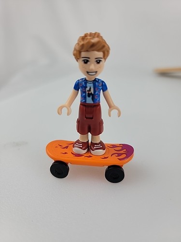 Lego Friends Minifigure Daniel w/ Skateboard | eBay