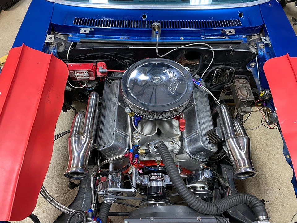 Exhaust Header FOR 1965-72 Chevrolet Chevelle Chevy BBC Big Block 396 3 ...