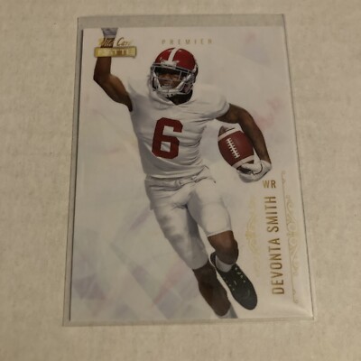 2021 WILD CARD MATTE PREMIER WHITE MBC7 Devonta Smith Rc Eagles | eBay