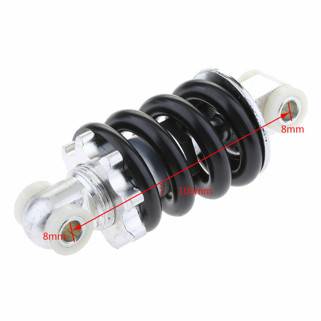 100MM 1500LBS Rear Suspension Spring Shocker Absorber Bicycle Mountain ...