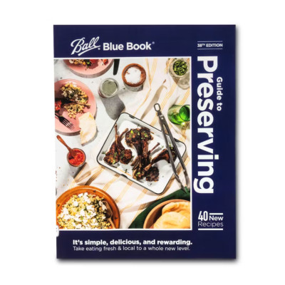 New! 38th ed BALL Blue Cook Book Guide to Preserving CANNING Cooking ...
