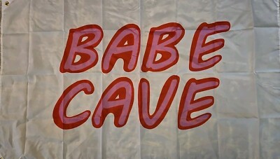 Babe Cave Flag 3x5 Feet Flag Funny Poster Durable Man Cave Wall Flag ...